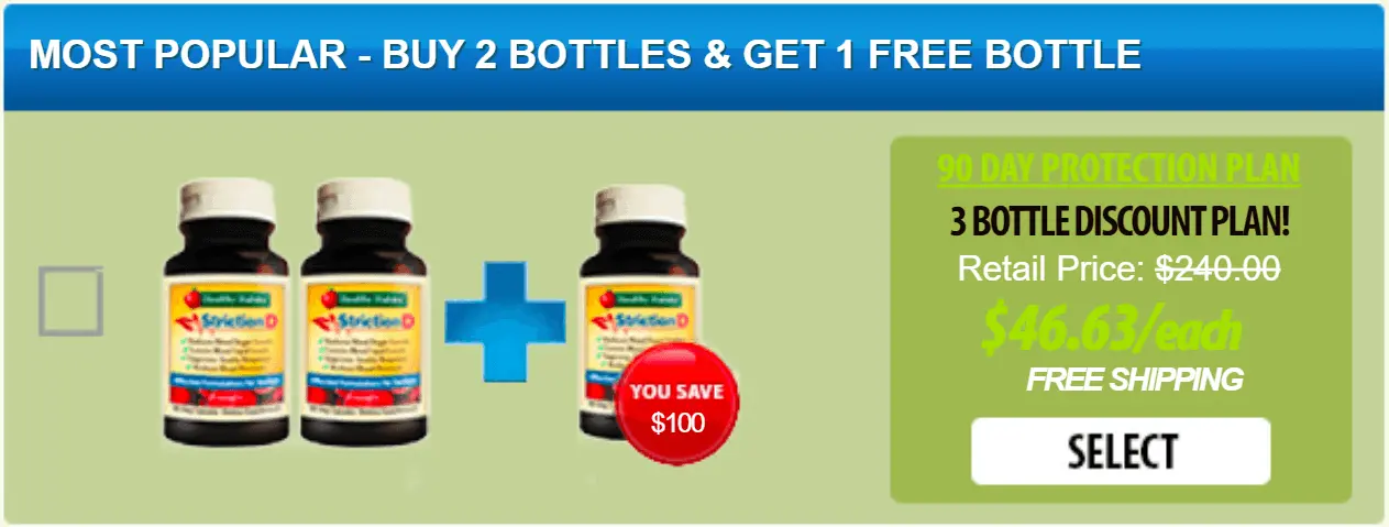 Striction D® | Blood Sugar Support Formula